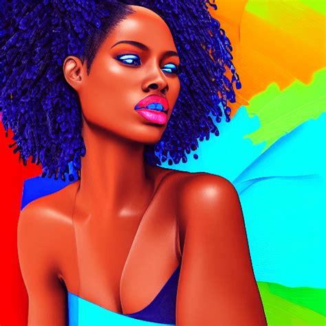 Black Women Art Natural Hair