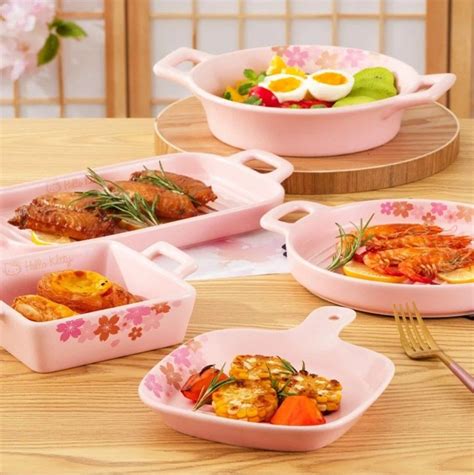 Sakura Themed Hello Kitty Cookware Furniture And Home Living Kitchenware And Tableware Cookware
