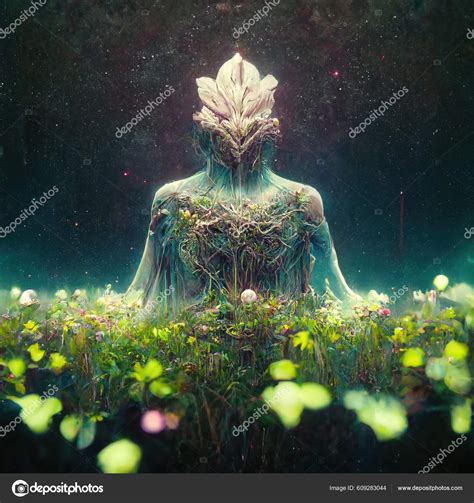 Earth Spirit Constellations Mother Nature Gigantic Being Fantasy