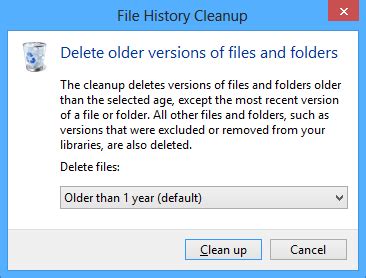 Screenshots Windows File History Updated TechRepublic