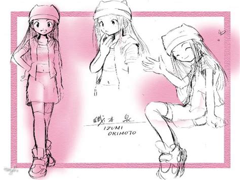 디지몬 여자 여주인공 고은비 몸 오리모토 이즈미 그림 카드 이미지 일러스트 사진 Cg 모음 네이버 블로그