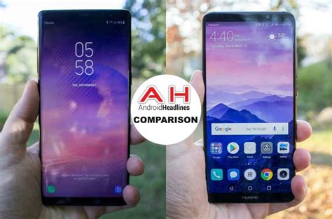 Phone Comparisons Samsung Galaxy Note Vs Huawei Mate Pro
