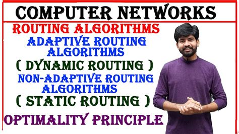 Adaptive And Non Adaptive Routing Algorithms Dynamic And Static Routing Optimality Principle