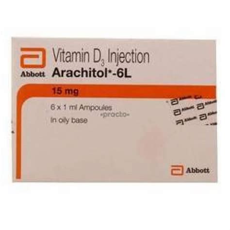 Arachitol 6 L Injection 6x1 15mg At ₹ 407 76 Box In Nagpur Id 2849487661788