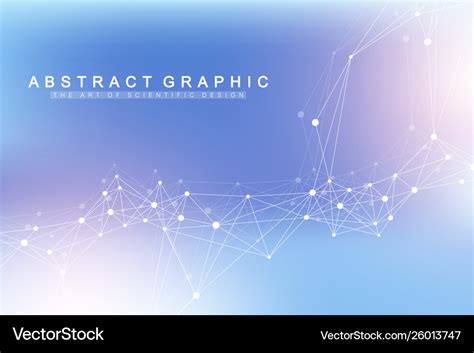 Abstract plexus background with connected lines Vector Image