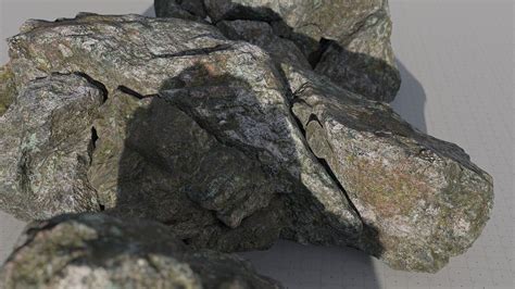 3d Model Moss Biome Ground Scatter 3d Assetkit Pbr Vr Ar Low Poly