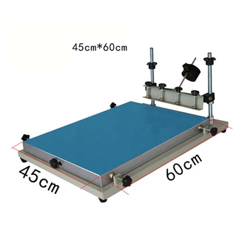 45x60cm 큰 새로운 디자인 수동 스크린 인쇄 장비 Diy 고객을위한 정밀 실크 프레스 멀티 컬러 셔츠 Aliexpress