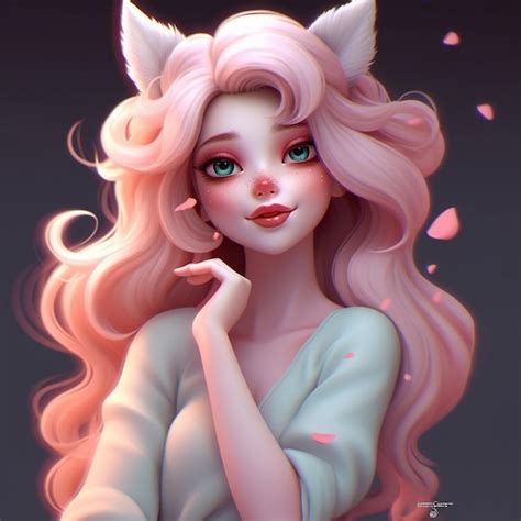 Premium Ai Image Asian Haired Girl Anime Character