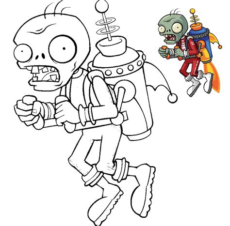 Dibujos De Videojuego Plants Vs Zombies Para Colorear Para Colorear