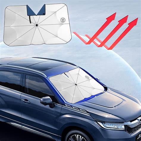 Auto Sonnenschutz Für Die Windschutzscheibe Faltbarer Auto Sonnensch Cairoe