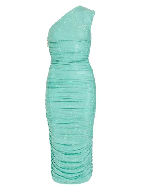 Bronx And Banco Maya One Shoulder Diamond Midi Dress We Select Dresses