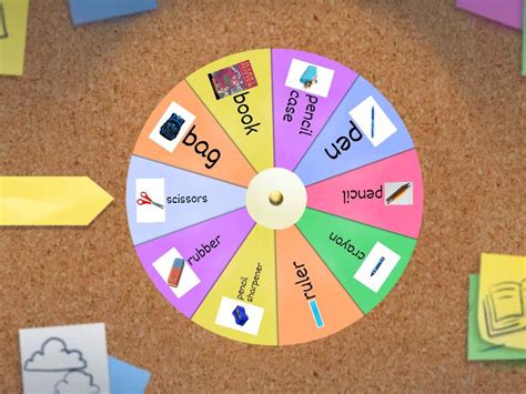 Classroom Objects 1 Random Wheel