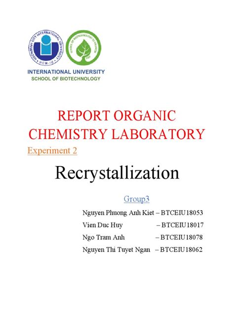 Example Lab Report Pdf Solubility Solution
