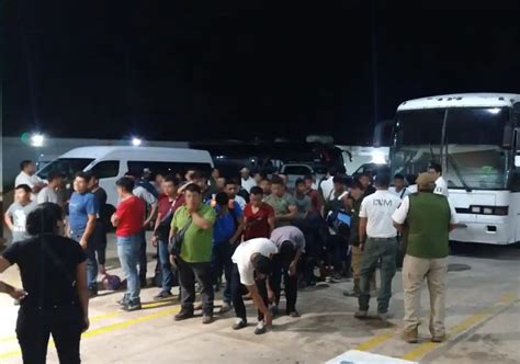 Guardia Nacional Asegura A 183 Migrantes Que Viajaban Hacinados En