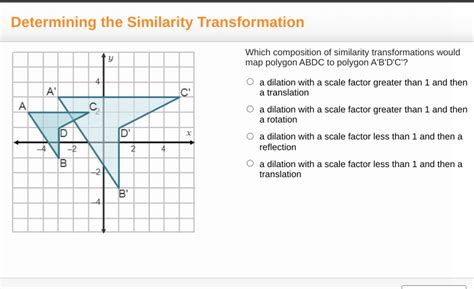 Determining The Similarity Transformationwhich Composition Of Similarit