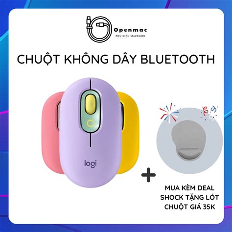Mua Chuột Không Dây Bluetooth Openmac Kết Nối Trực Tiếp Với Máy Tính Hoặc Usba Cute Màu Hồng
