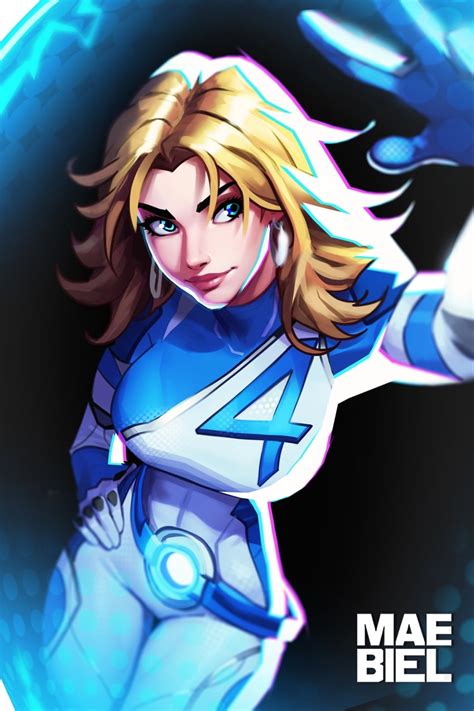 Sue Storm Marvel And More Drawn By Maebiel Danbooru