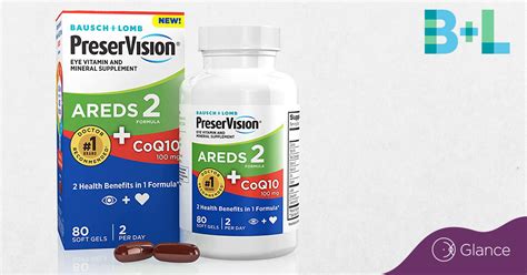 Bausch Lomb Launches Preservision Areds 2 Formula Mini Soft Gels With Coq10