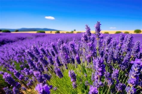 A Field Of Purple Flowers Stock Illustration Illustration Of Flower