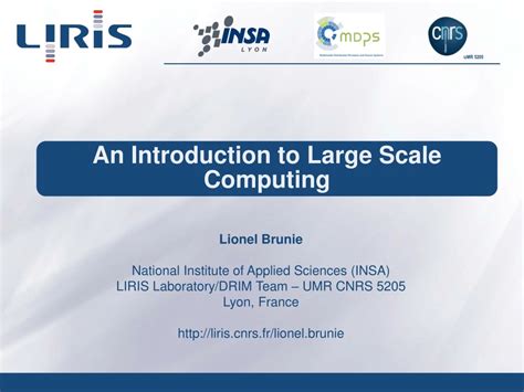 Ppt An Introduction To Large Scale Computing Powerpoint Presentation