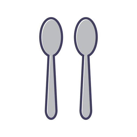 Spoons Vector Icon 16680746 Vector Art At Vecteezy