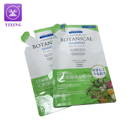 Sachet Shampoo Refill Packaging Bags Sunscreen Spout Pouch Bag Liquid