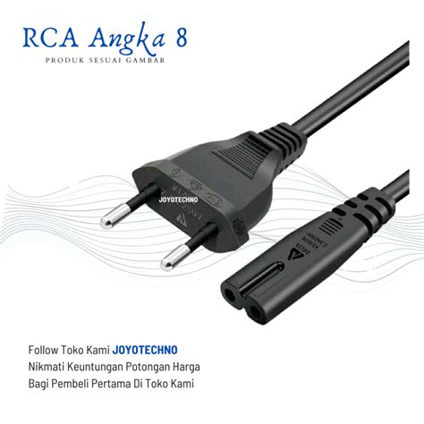 Kabel Power Ac Kabel Angka 8 Raket Nyamuk Dan Printer Hp Epson