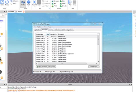 Studio Using More CPU Than It Should Be Studio Bugs Developer Forum Roblox