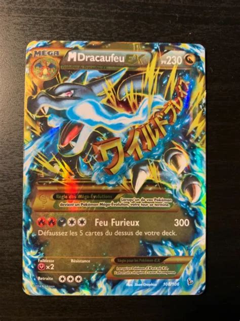 CARTE POKÉMON M Dracaufeu EX 108 106 XY Etincelles Française EUR 59