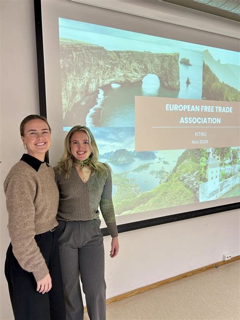 This Week Colleagues From The Efta Secretariat Held A Keynote At The Norwegian University Of