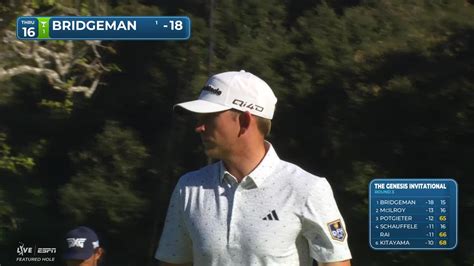 Jacob Bridgeman Round 3 16th Hole Shot 3 2026 The Genesis