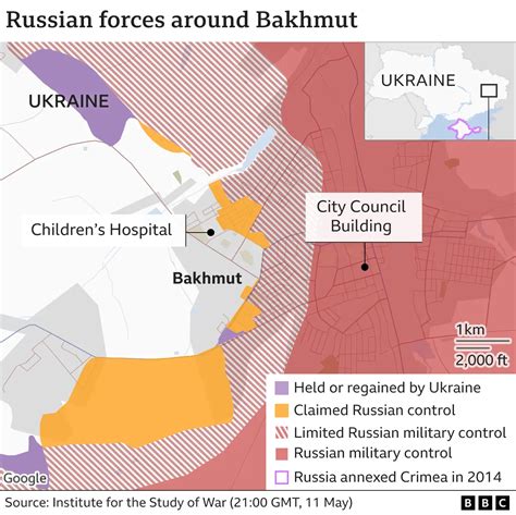 Ukraine Claims Gains In Bakhmut After Russia Denials