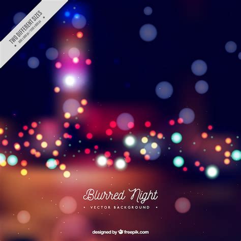 밝은 Bokeh 배경 무료 벡터