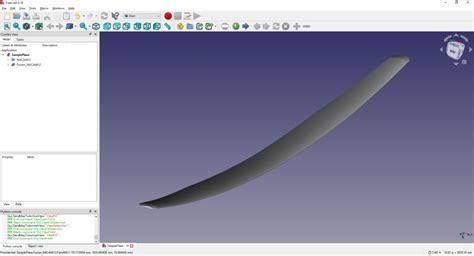 【freecad】3次元翼を作成するpythonスクリプト Mtkbirdmans Blog