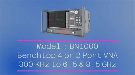 vector network analyzers for industrial model name number bird