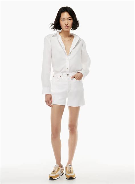 Denim Forum THE YOKO MID THIGH SHORT Aritzia US