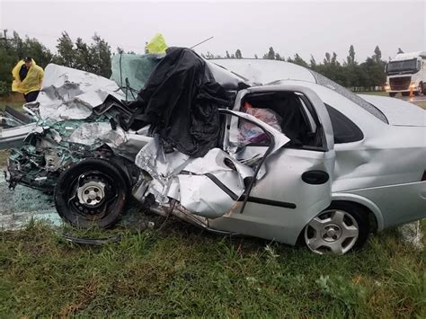 Accidente Fatal En La Ruta 205 Chocaron Un Auto Y Una Ambulancia