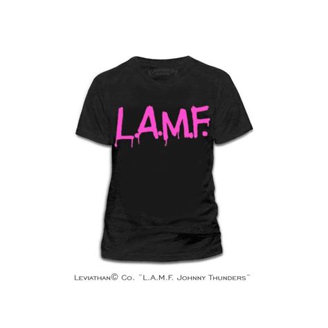 Johnny Thunders Lamf Heartbreakers T Shirt Camiseta T Shirt