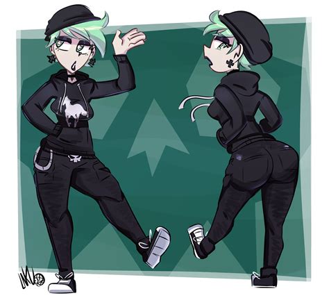 Goth Girl Mint By L1nkuu On Newgrounds