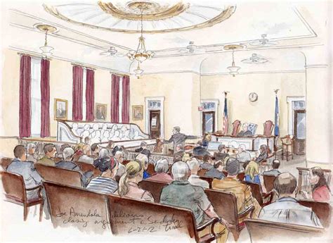 Sandusky Closing Arguments Art Lien Courtartist