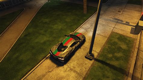 gucci livery corvette c8 2020 abolfazldanaee gta5