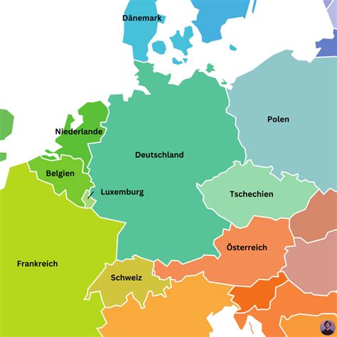 Alle 9 Nachbarländer Deutschlands auf einen Blick