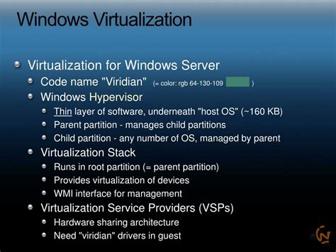 PPT Windows Server Virtualization In Windows Server 2008 PowerPoint Presentation ID 3394539