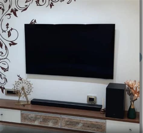 Wall Mount Tv Unit In Corian Inlay Laminate Finish At ₹ 1450sq Ft In Pune