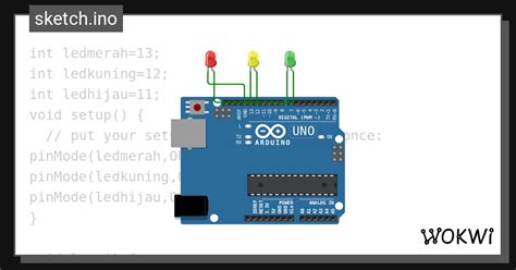 Dasar Arduino Wokwi Esp32 Stm32 Arduino Simulator
