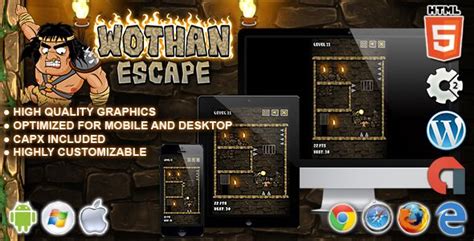 wothan escape html5 construct 2 skill game code market