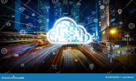 Edge Networks Cloud Computing Cdn Stock Illustration Illustration