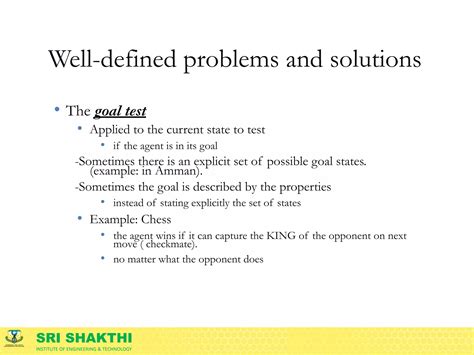 UNIT I PROBLEM SOLVING AGENTS And EXAMPLES Pptx Pdf Artificial Intelligence Technology