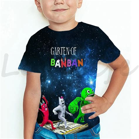 Garten Of Banban Game Cartoon 3d Print T Shirts Garten Of Banban