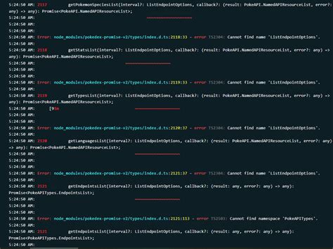 Error In Typescript Generator · Issue 55 · Pokeapipokedex Promise V2